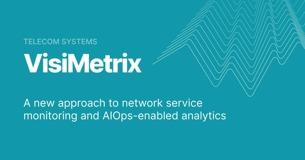 VisiMetrix - AIOps enabled network service analytics